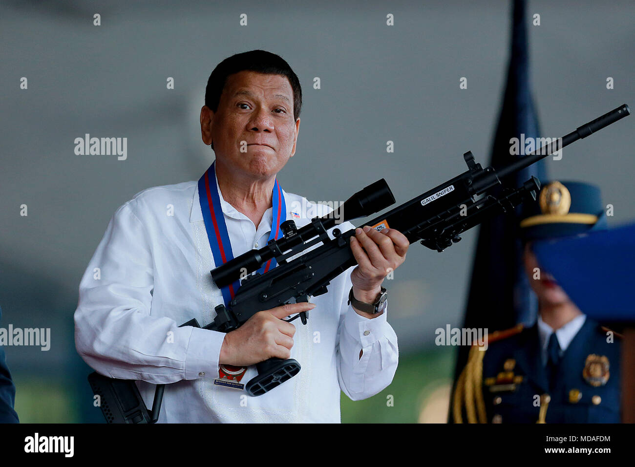 President duterte sniper rifle hi-res stock photography and images - Alamy