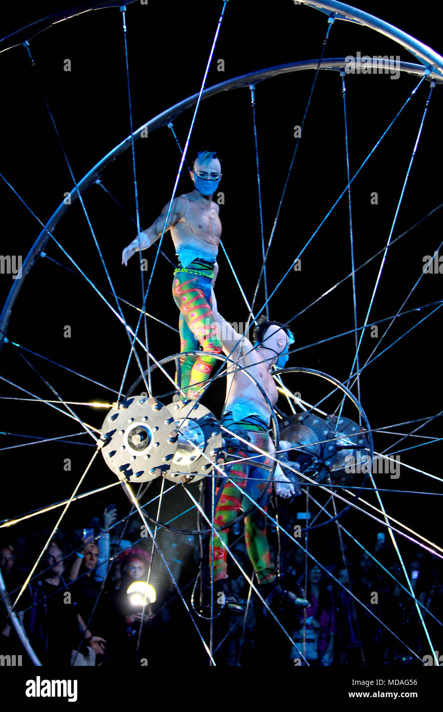 Miami, FL, USA. 18th Apr, 2018. Atmosphere at the opening night of Soda ...