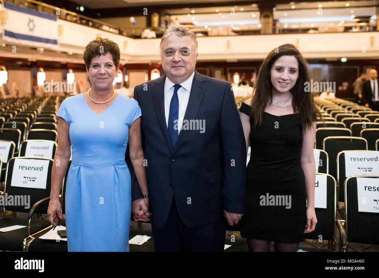 19 April 2018, Berlin, Germany: Jeremy Issacharoff, Israeli ambassador ...