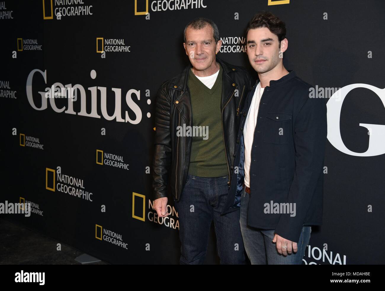 New York, NY, USA. 19th Apr, 2018. Antonio Banderas, Alex Rich at a ...