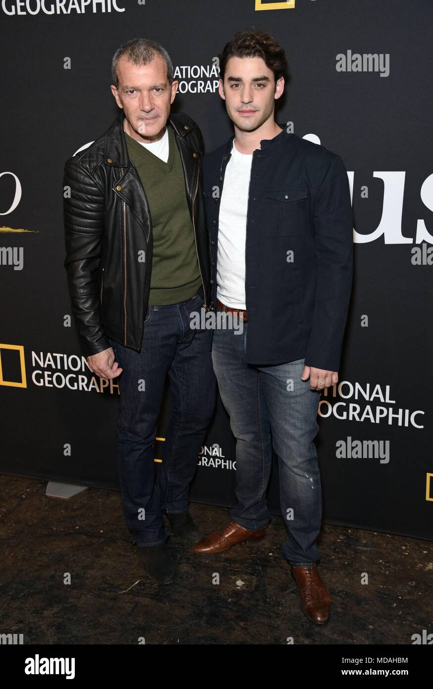 New York, NY, USA. 19th Apr, 2018. Antonio Banderas, Alex Rich at a ...
