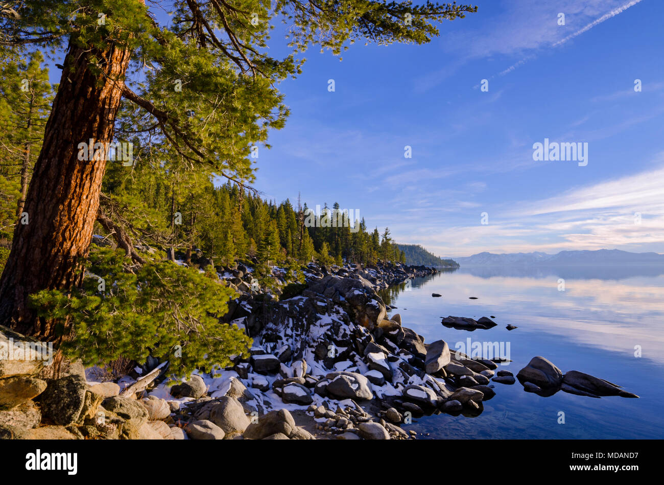 North Lake Tahoe in California Stock Photo - Alamy