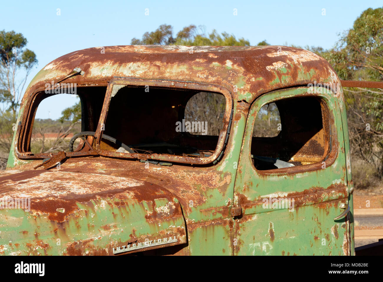 Abandoned old truck wreck hi-res stock photography and images - Alamy