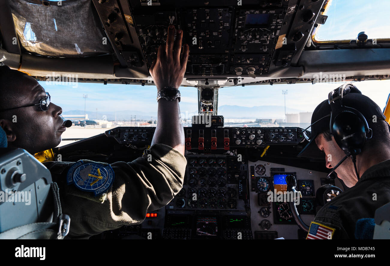 Maj. Jamaal Neal, 912th Aerial Refueling Squadron pilot, left, and 1st ...
