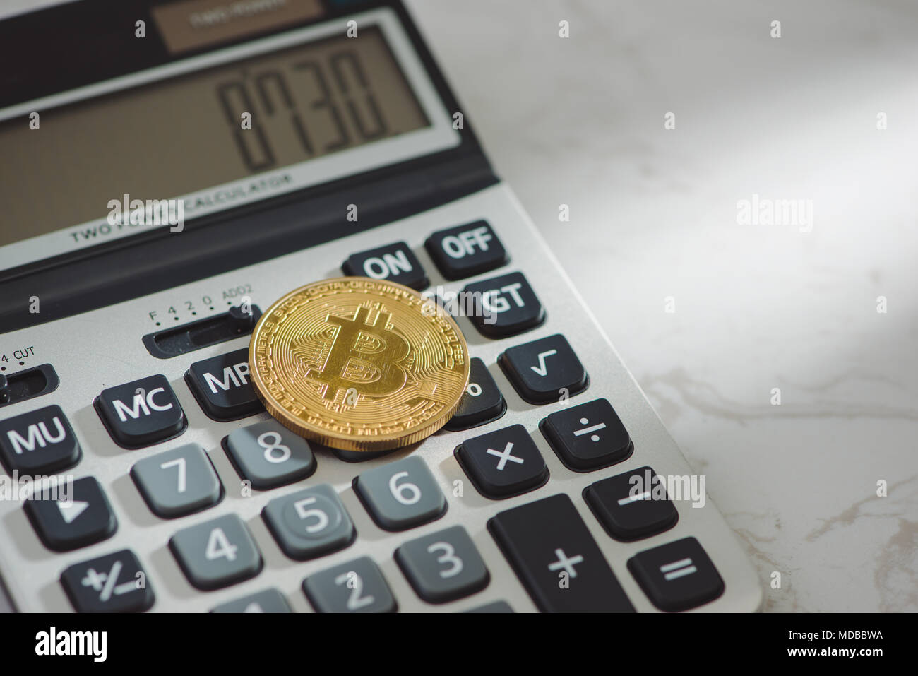 Bitcoin calculator hi-res stock photography and images - Alamy