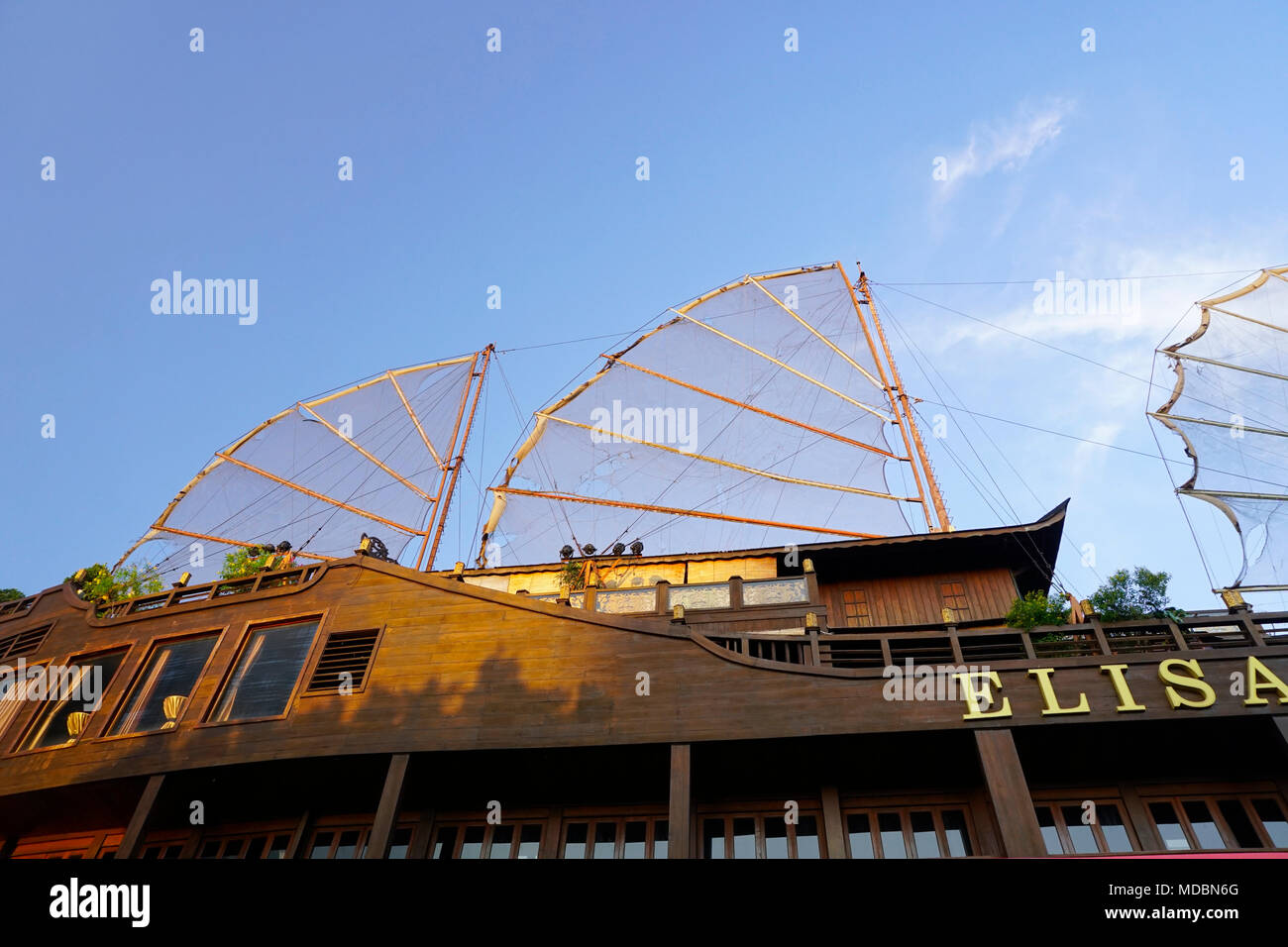 The Elisa floating Restaurant on the Saigon River boats, Ho Chi Minh ...