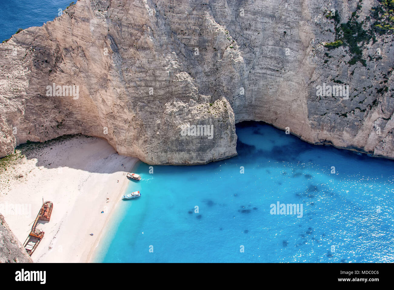 Navagio Beach or Shipwreck Beach, is an exposed cove on Zakynthos ...