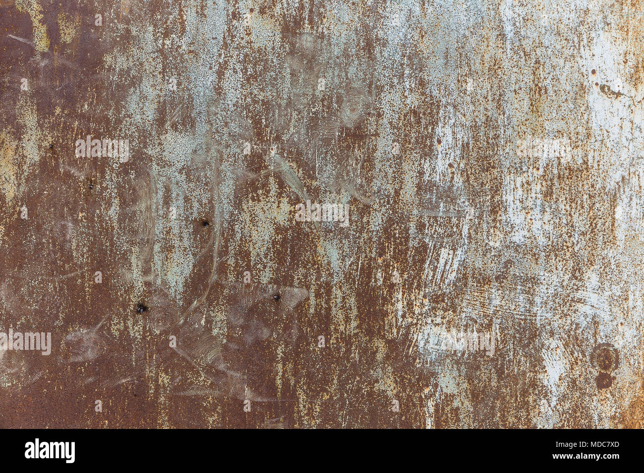 Texture of painted rusty metal sheet Stock Photo - Alamy