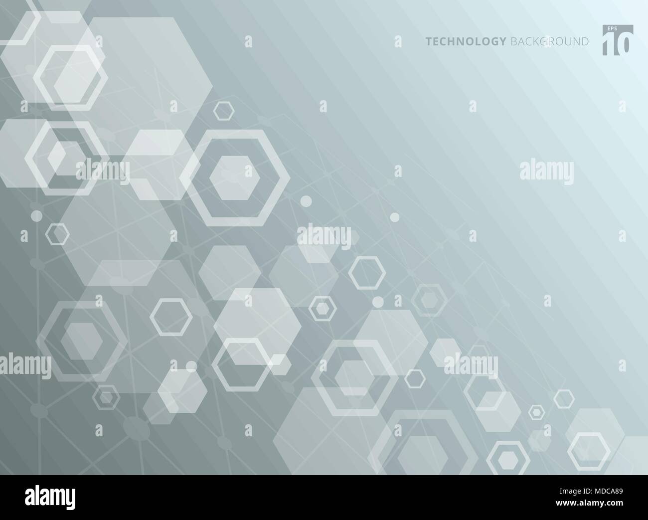 Abstract hexagonal structure of the molecules. The chemistry molecular study. Technology ...