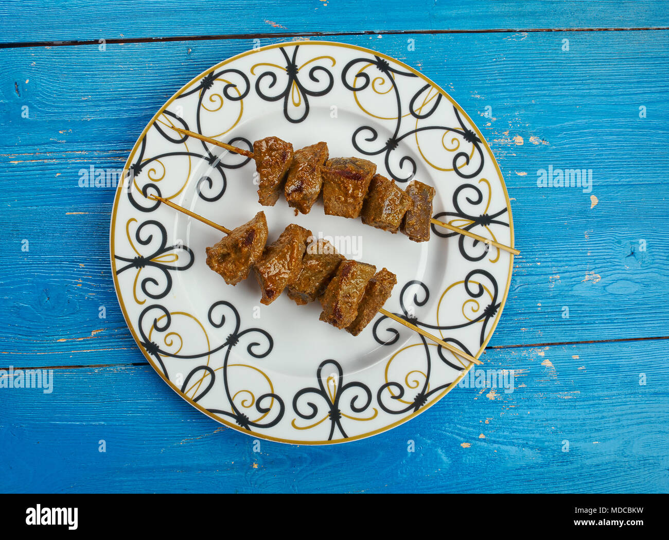 Jigar kebab hi-res stock photography and images - Alamy