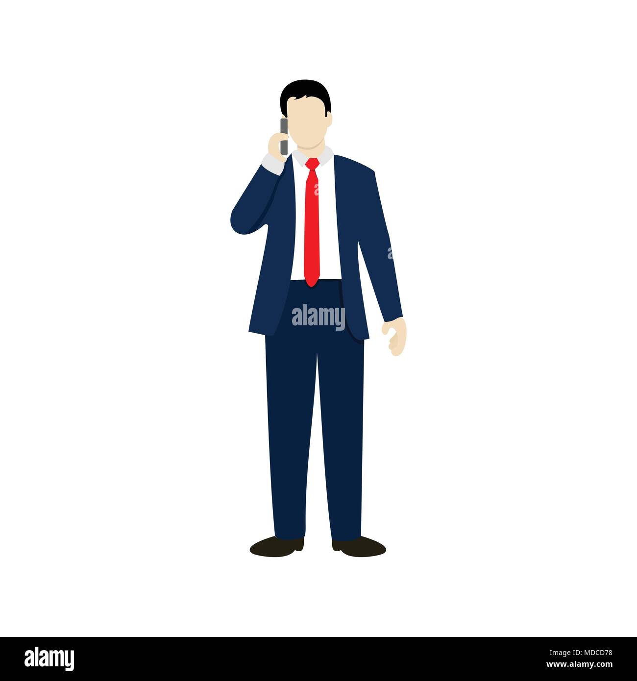 Adult male calling Stock Vector Images - Alamy