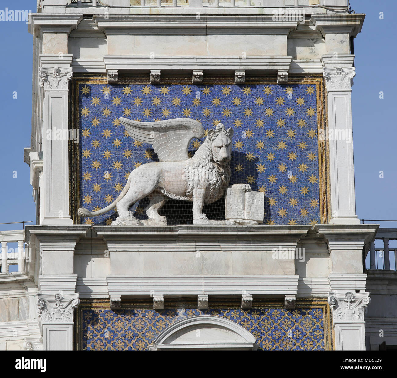 Winged Lion the symbol of Venice Italy Stock Photo - Alamy