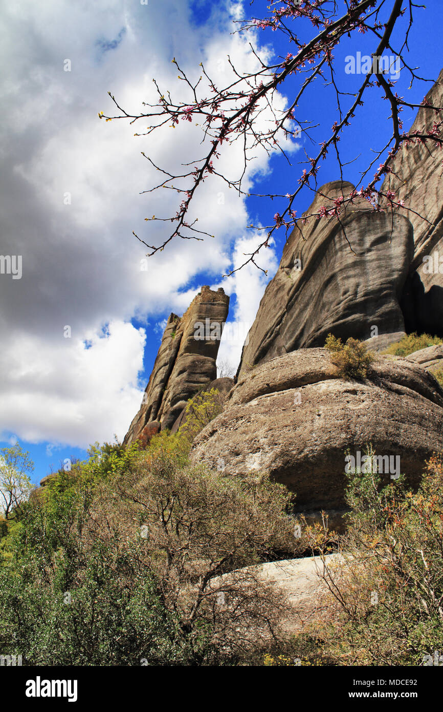 Under the monolith,Meteora,Greece Stock Photo - Alamy