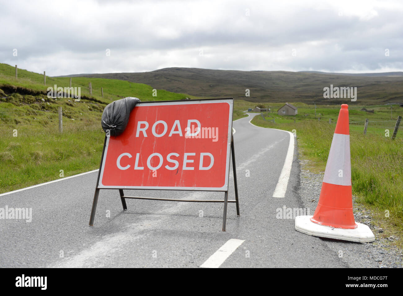 Single Track Road Sign High Resolution Stock Photography and Images - Alamy