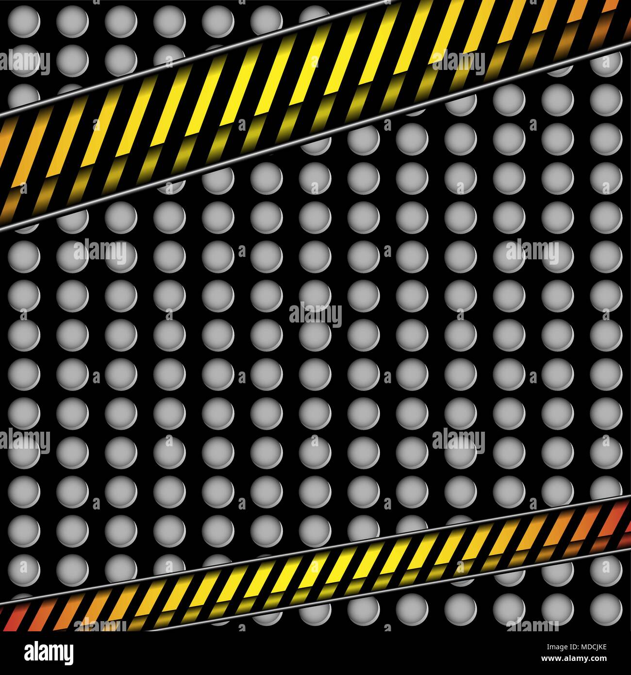 metal background with caution line Stock Vector Image & Art - Alamy