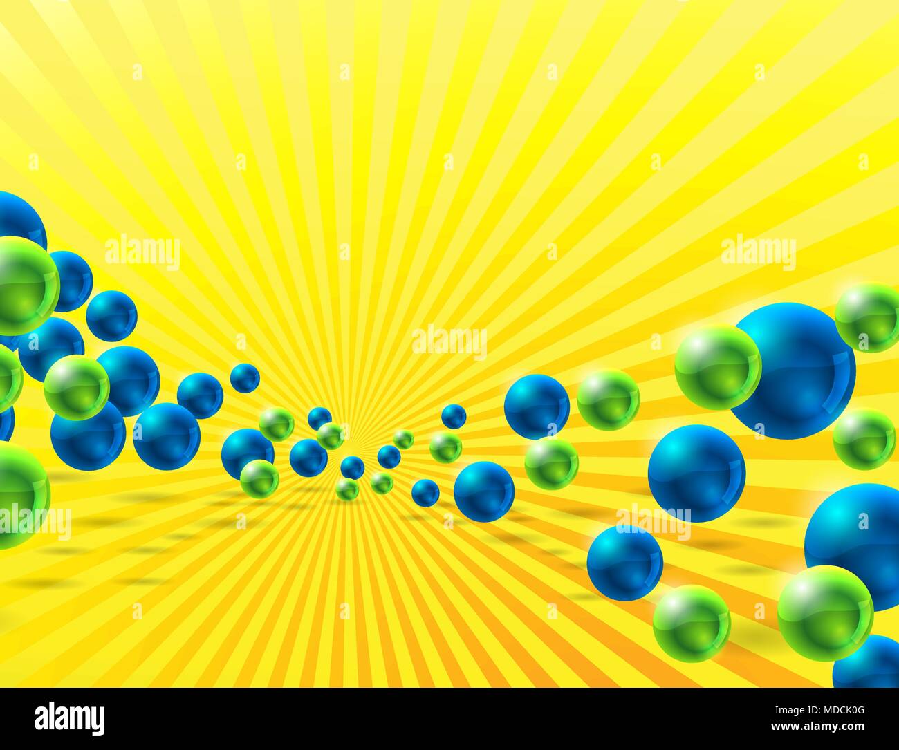 abstract background with spheres Stock Vector Image & Art - Alamy