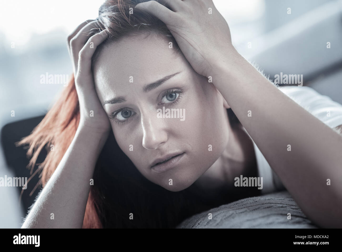 Mournful expression hi-res stock photography and images - Alamy