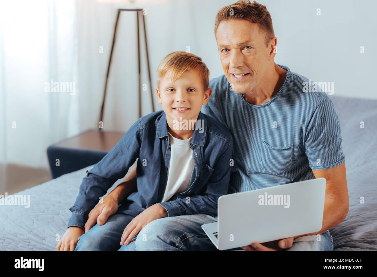 Close up father nice hi-res stock photography and images - Alamy
