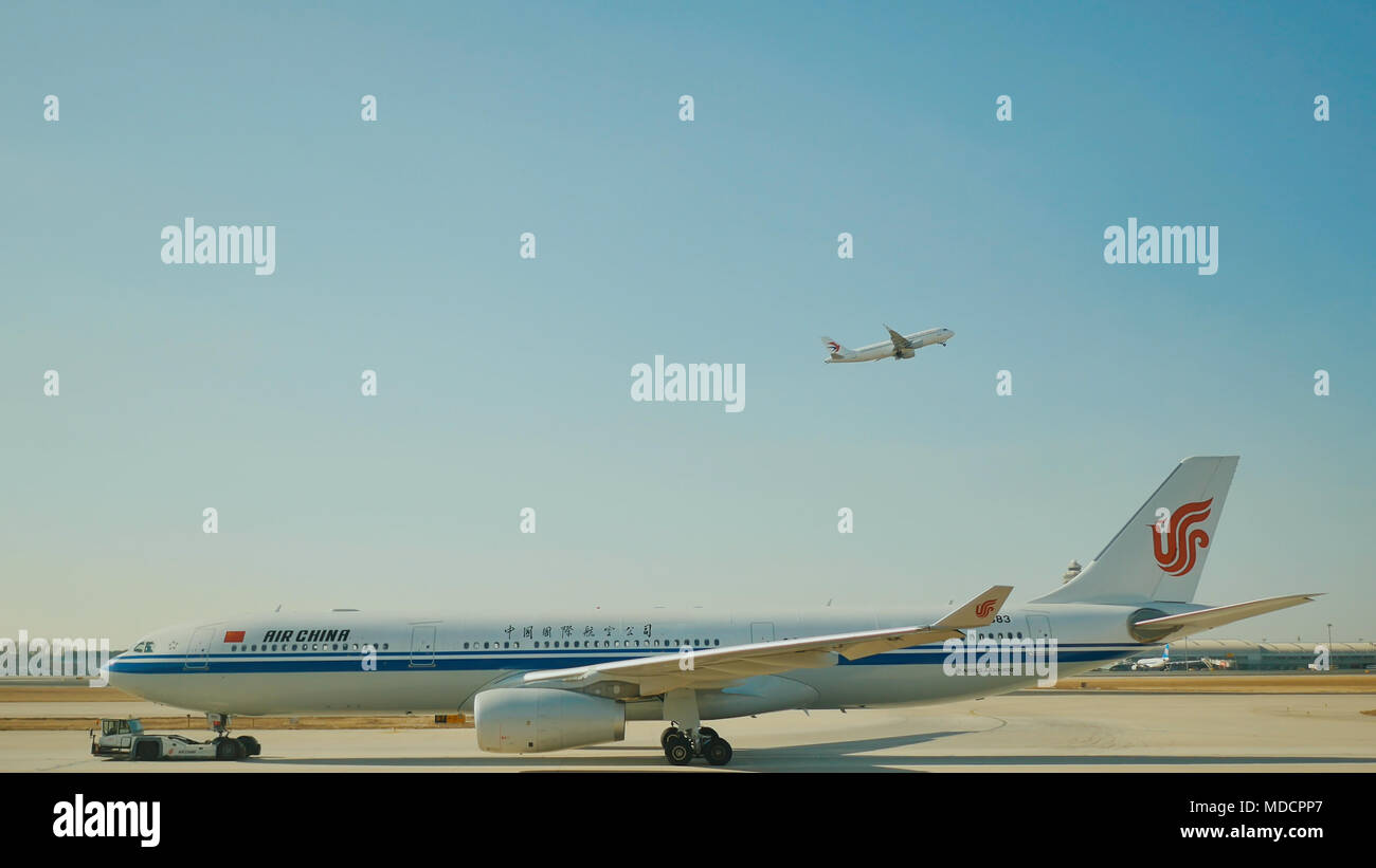 Beijing airport from air hi-res stock photography and images - Alamy