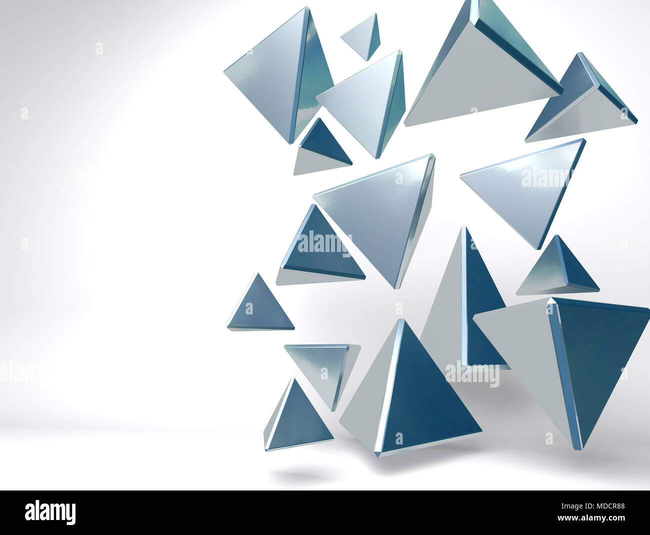 Reflection triangles hi-res stock photography and images - Alamy