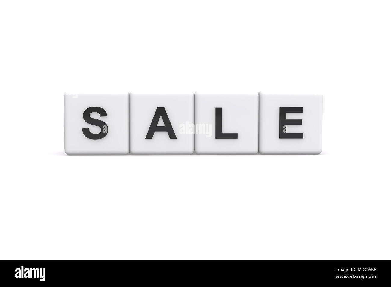 Sale with white color block, 3d illustration.jpg Sale with white color ...