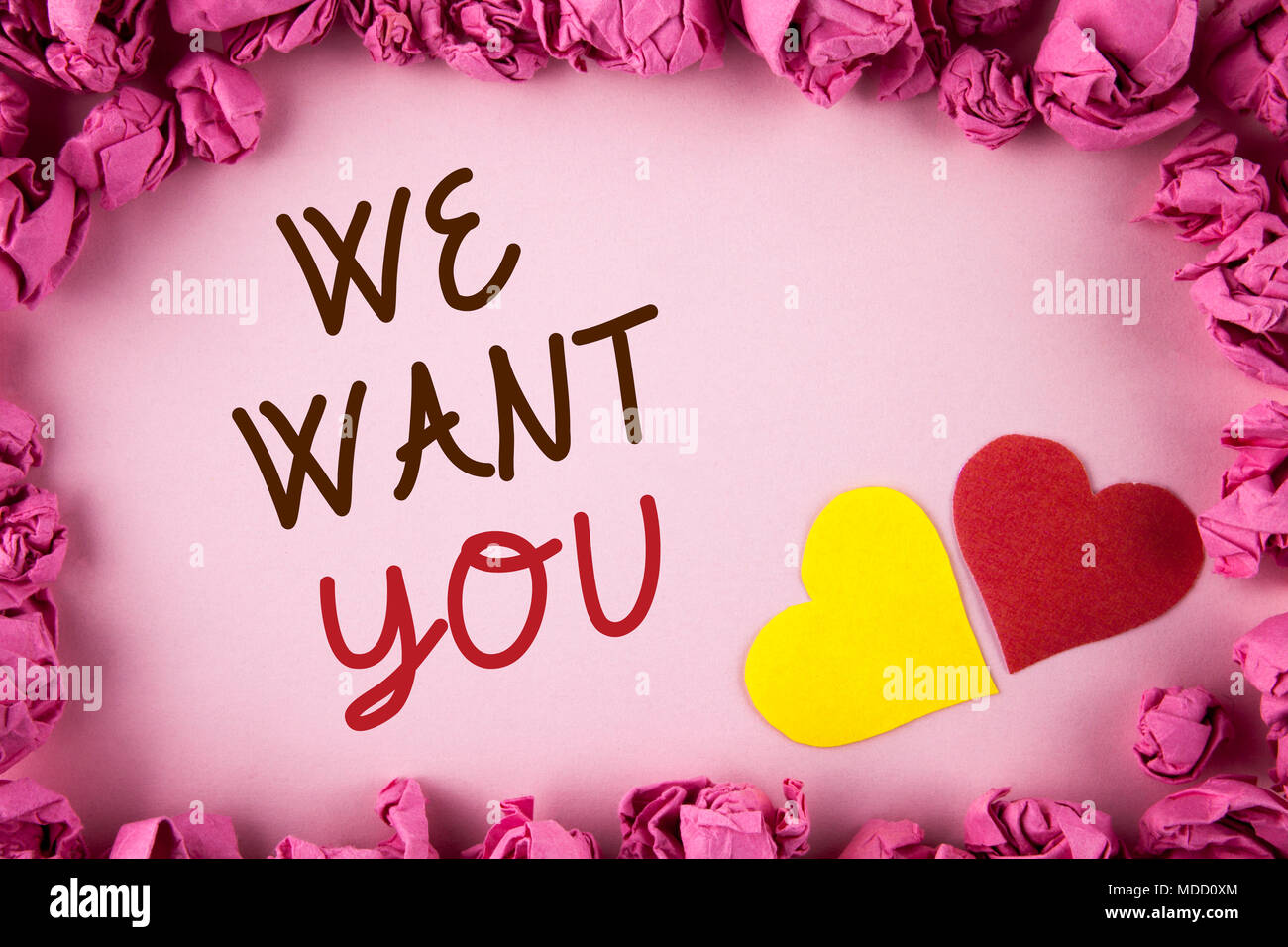 Wanted Word In Pink