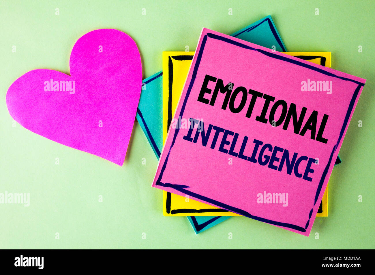 Writing note showing Emotional Intelligence. Business photo showcasing ...