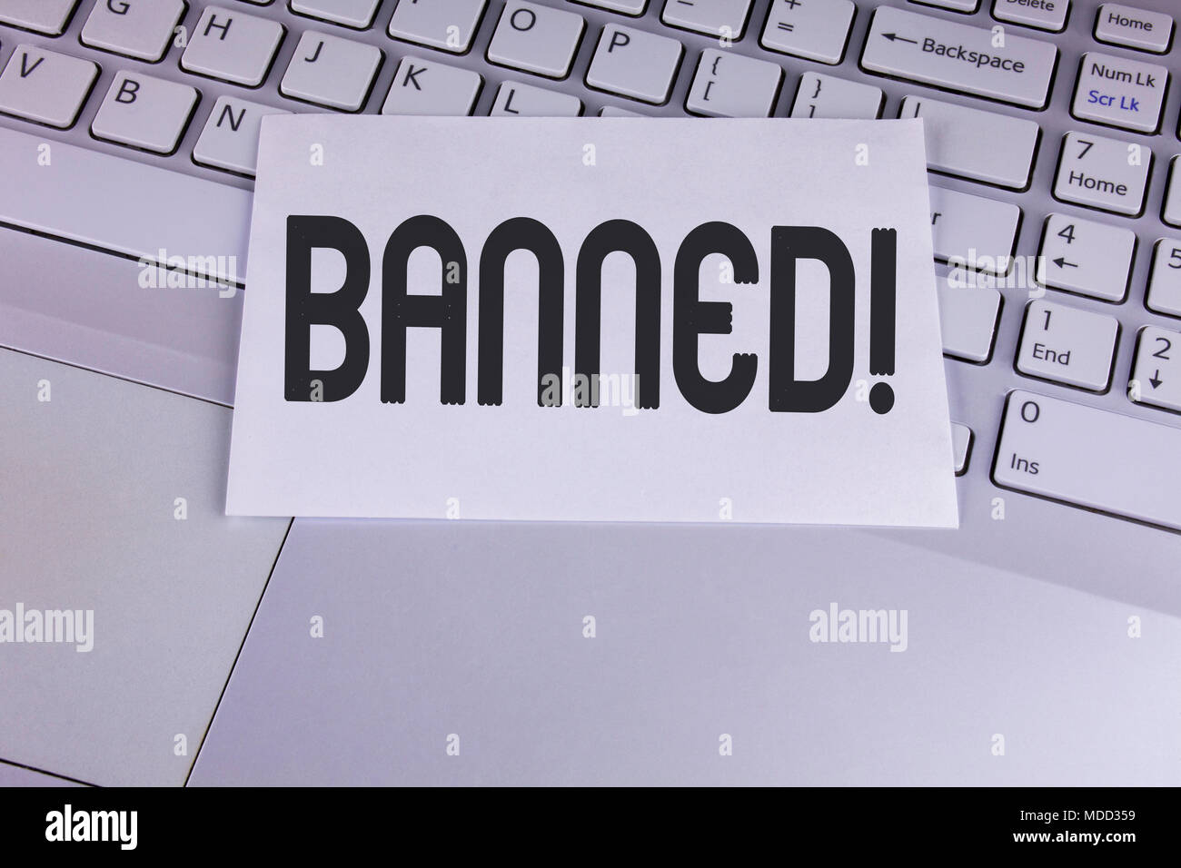 Conceptual hand writing showing Banned Motivational Call. Business ...