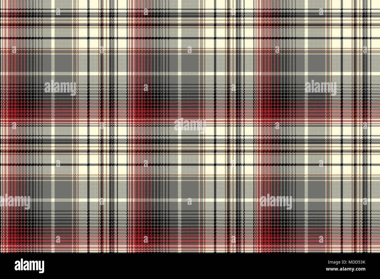 Pixel pattern seamless fabric texture. Vector illustration Stock Vector ...