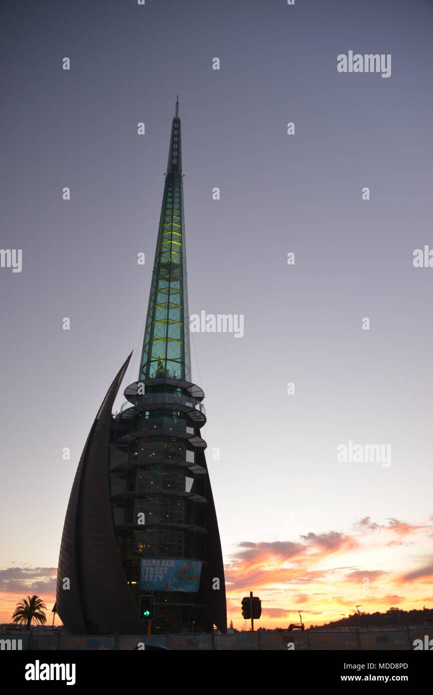 Swan Bells Tower Stock Photo - Alamy