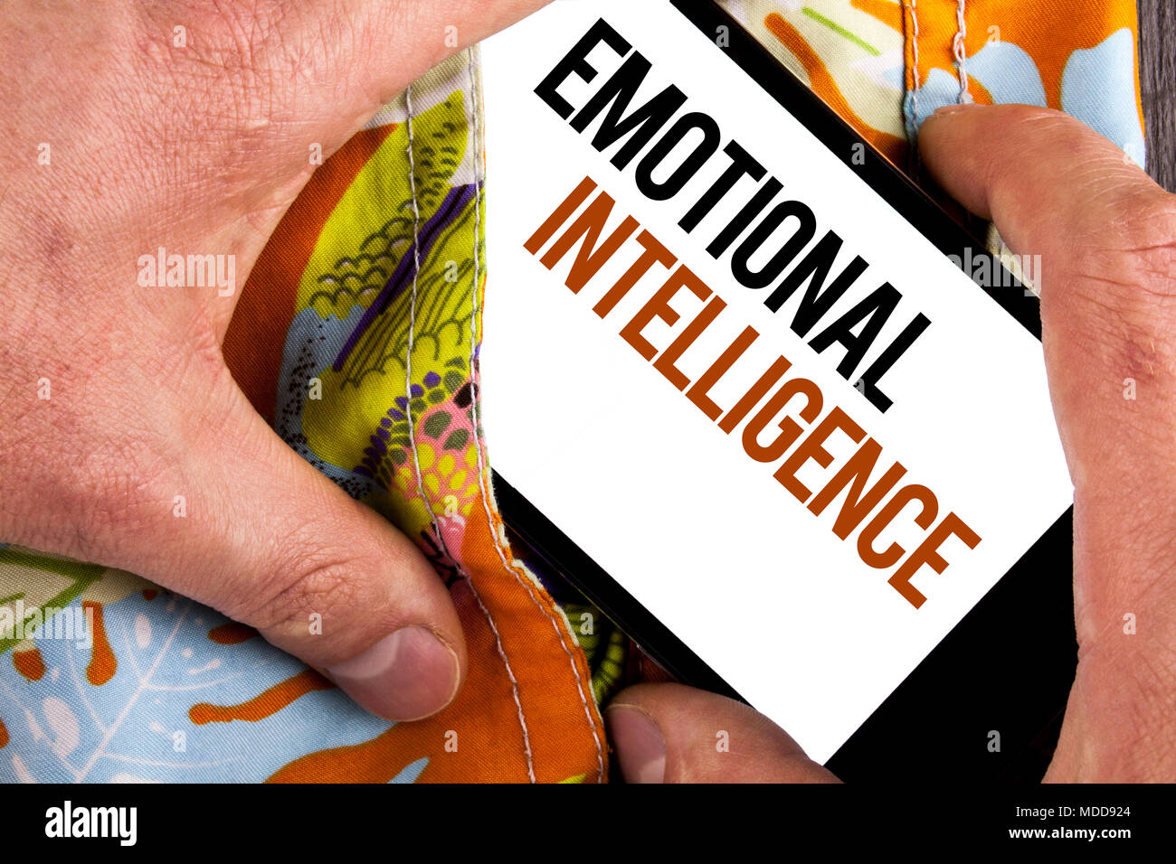 Writing note showing Emotional Intelligence. Business photo showcasing ...