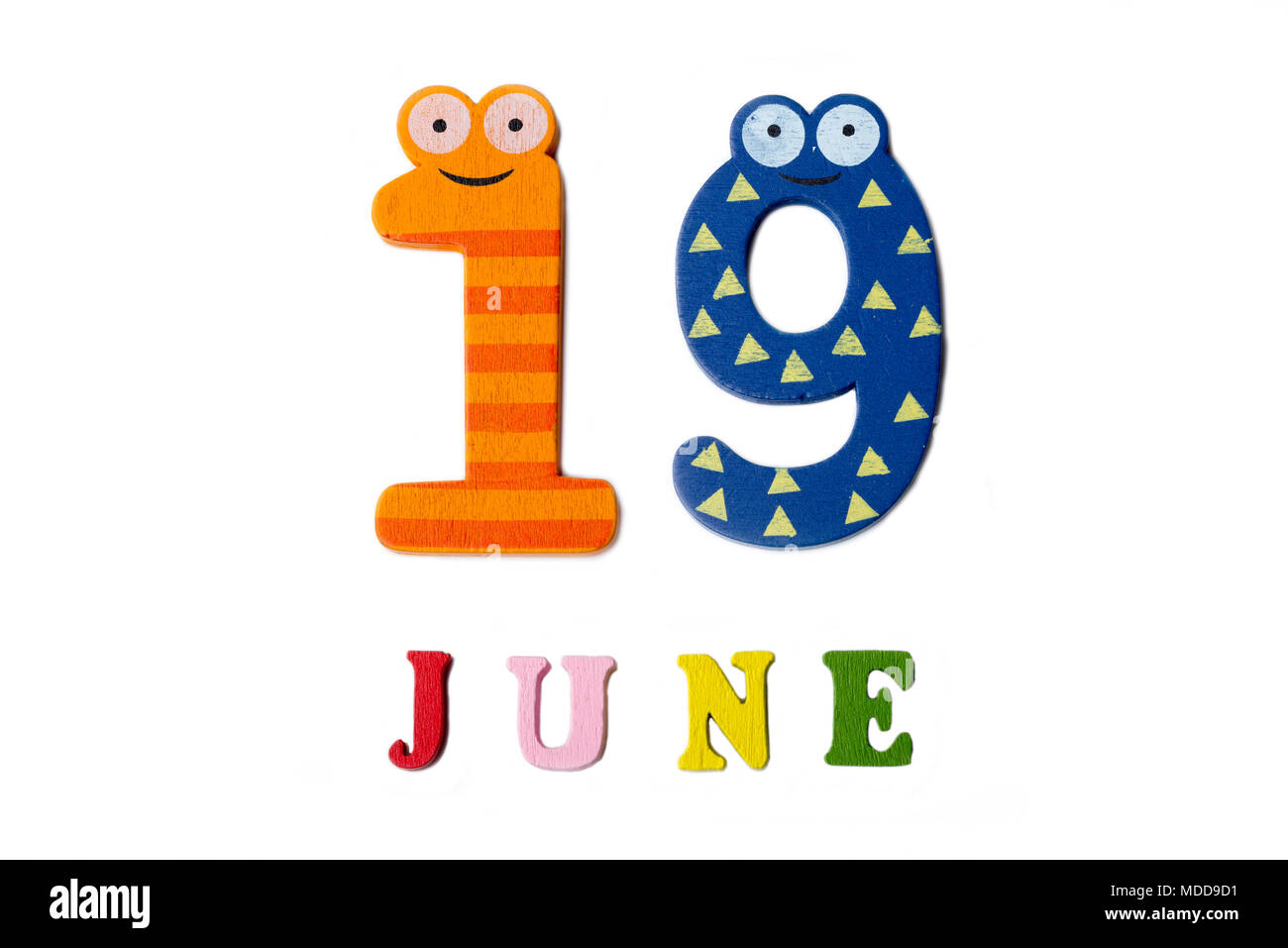 19 june calendar icon hi-res stock photography and images - Alamy