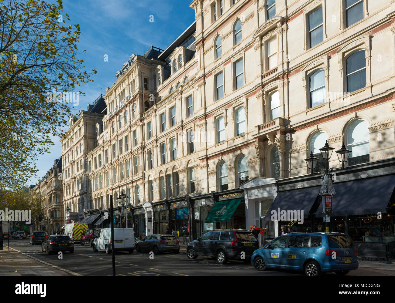 The newly refurbished Grand Hotel on Colmore Row, Birmingham Stock ...