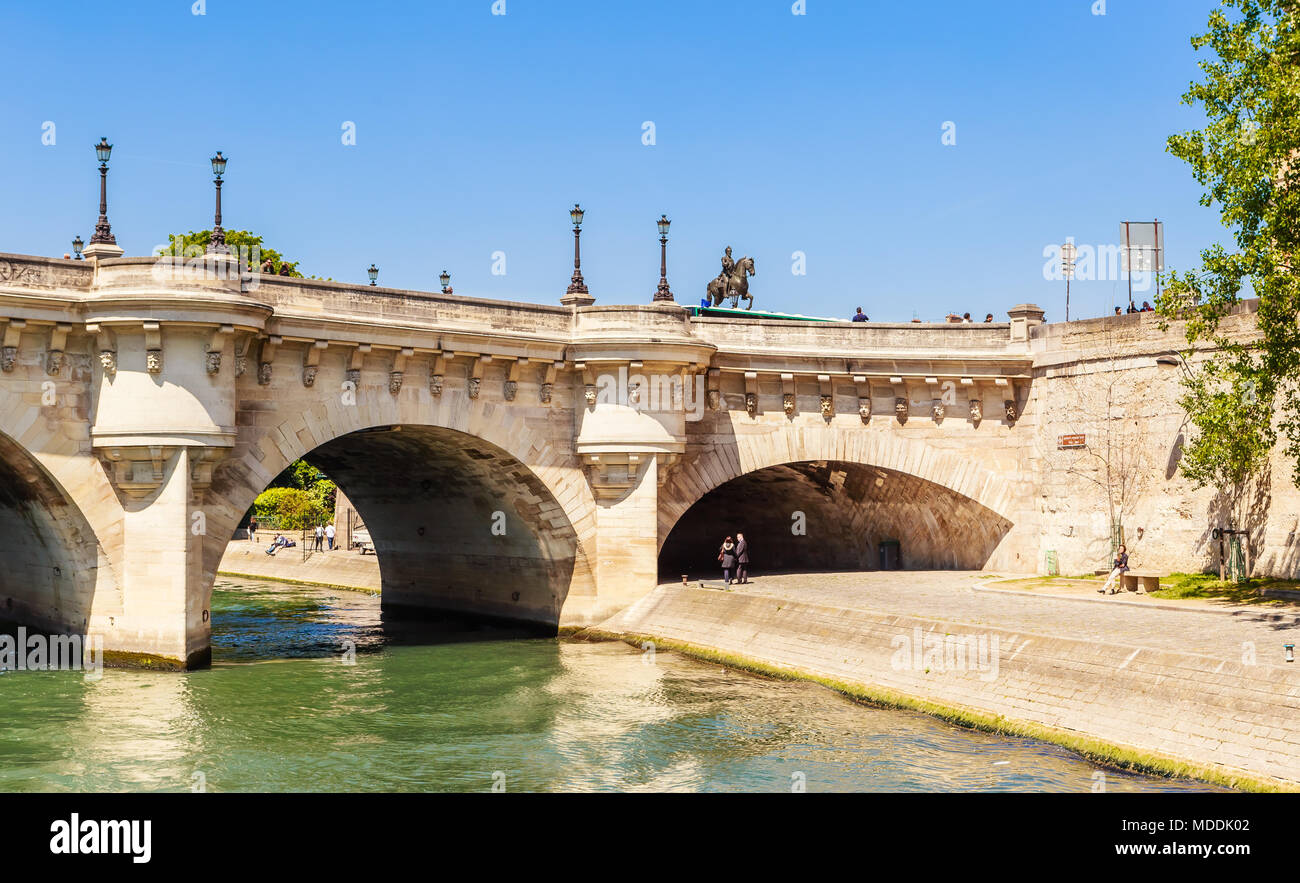 Paris France City Bridge