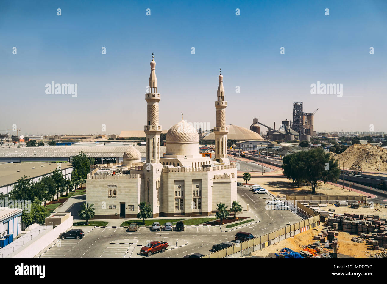 Iconic architecture in the city of Dubai, Emirates Stock Photo - Alamy