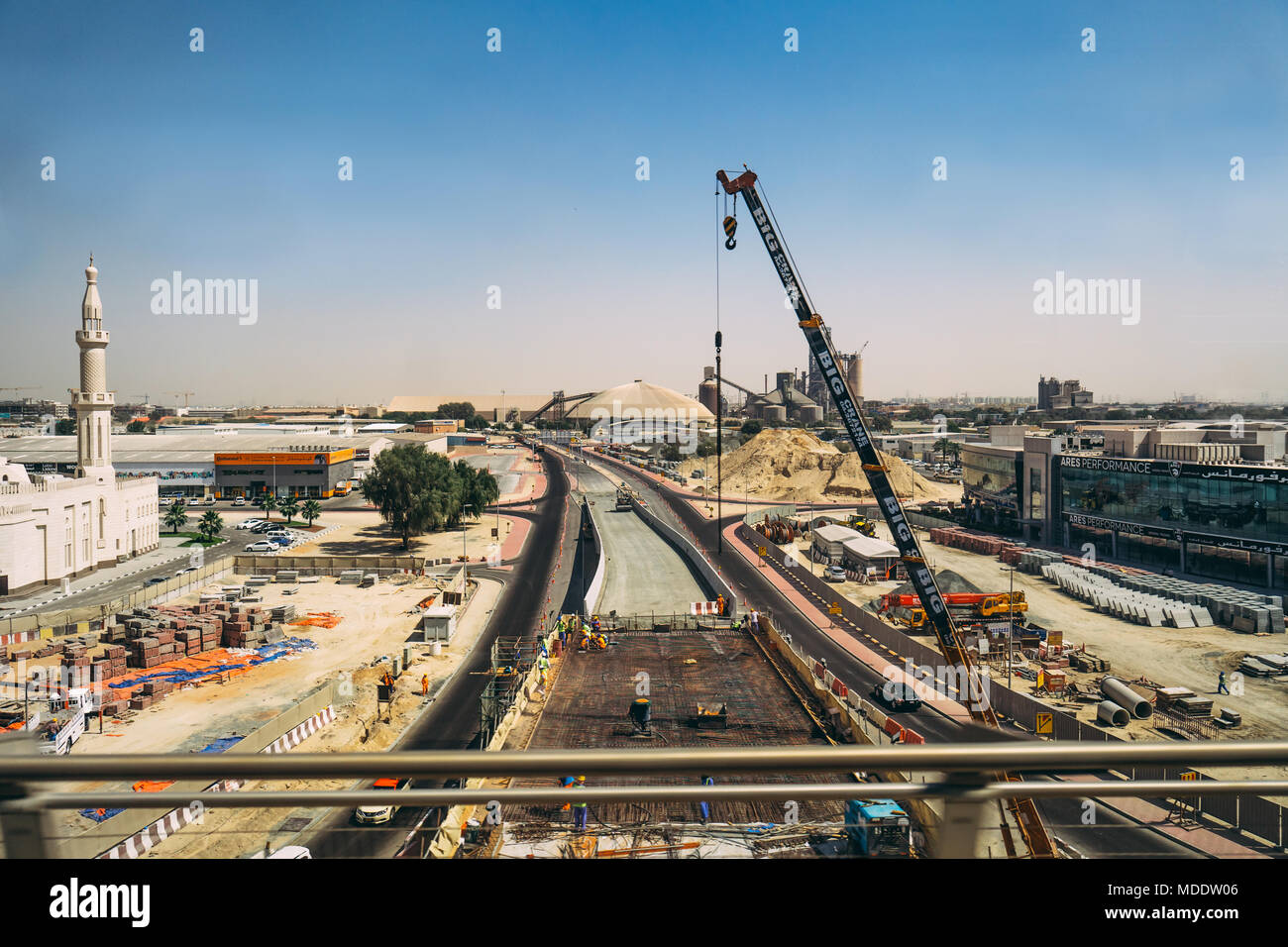 Iconic architecture in the city of Dubai, Emirates Stock Photo - Alamy