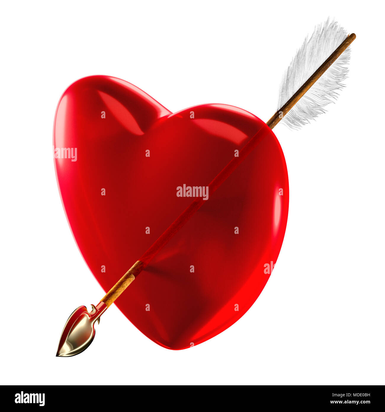 Arrowed heart hi-res stock photography and images - Alamy