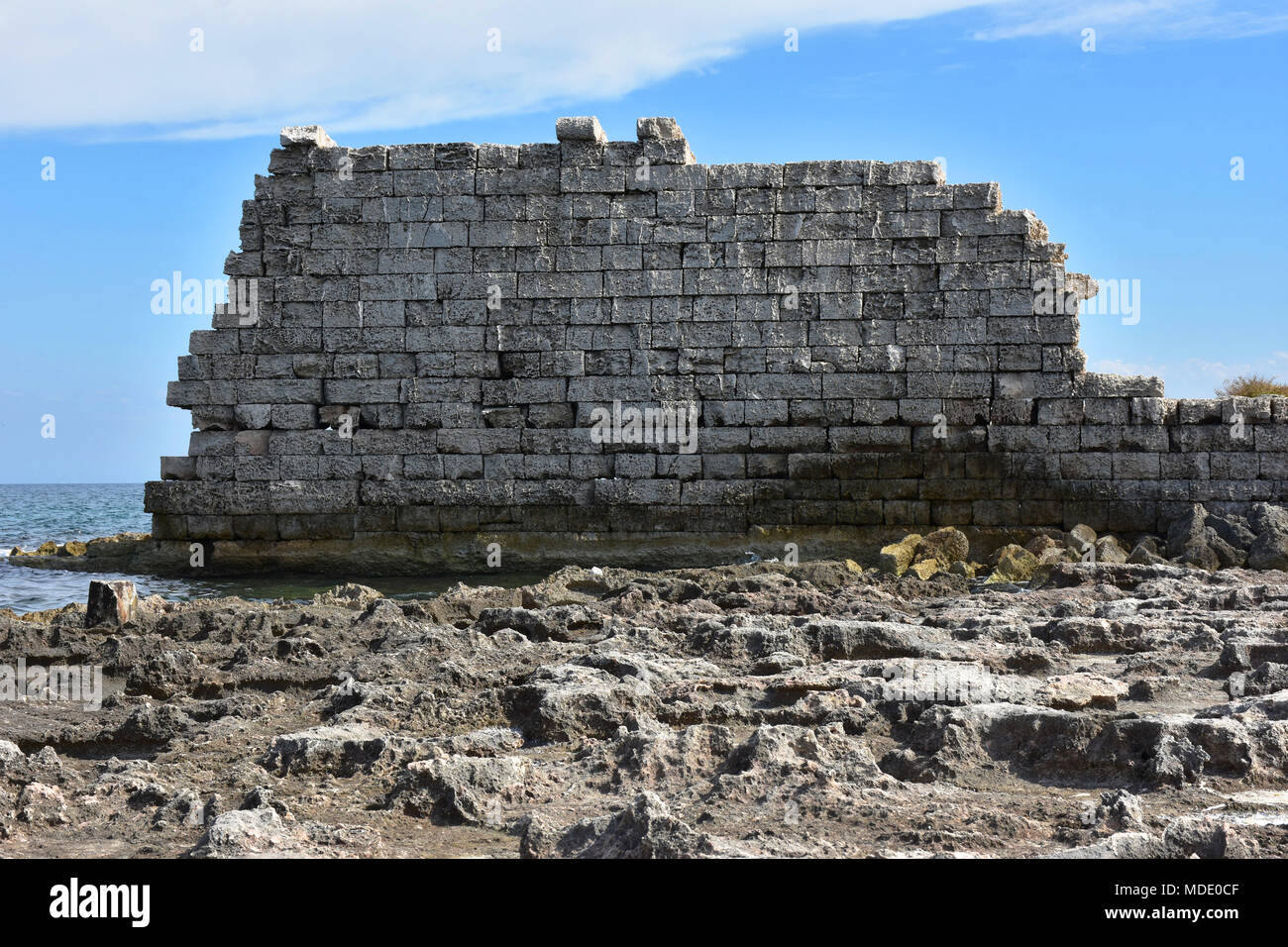 Italy, Puglia, Egnazia. XVth century BC. Archaeological area of the ...