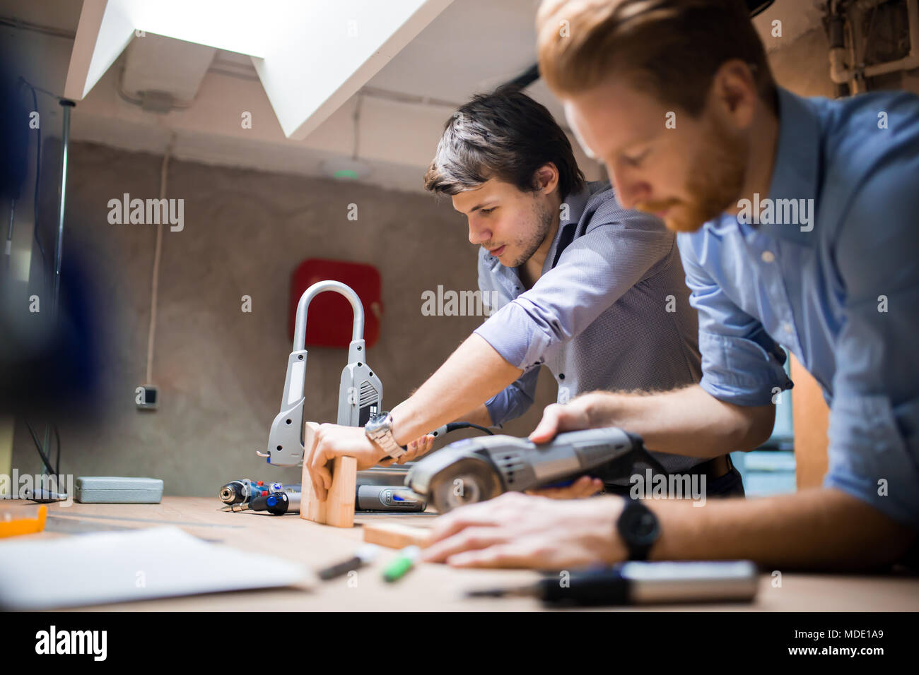 Two designers working together Stock Photo - Alamy