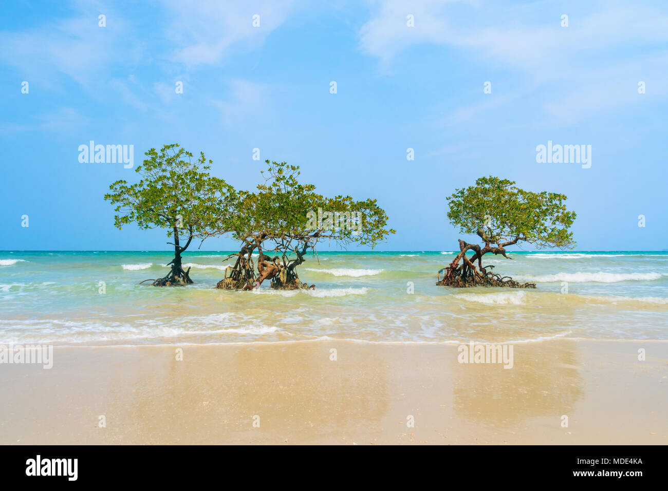 Andaman and Nicobar islands. India. North Passage Island. Beautiful sea ...