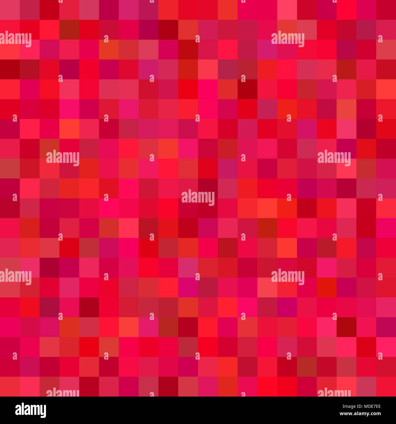 Red abstract square mosaic background - vector illustration from ...