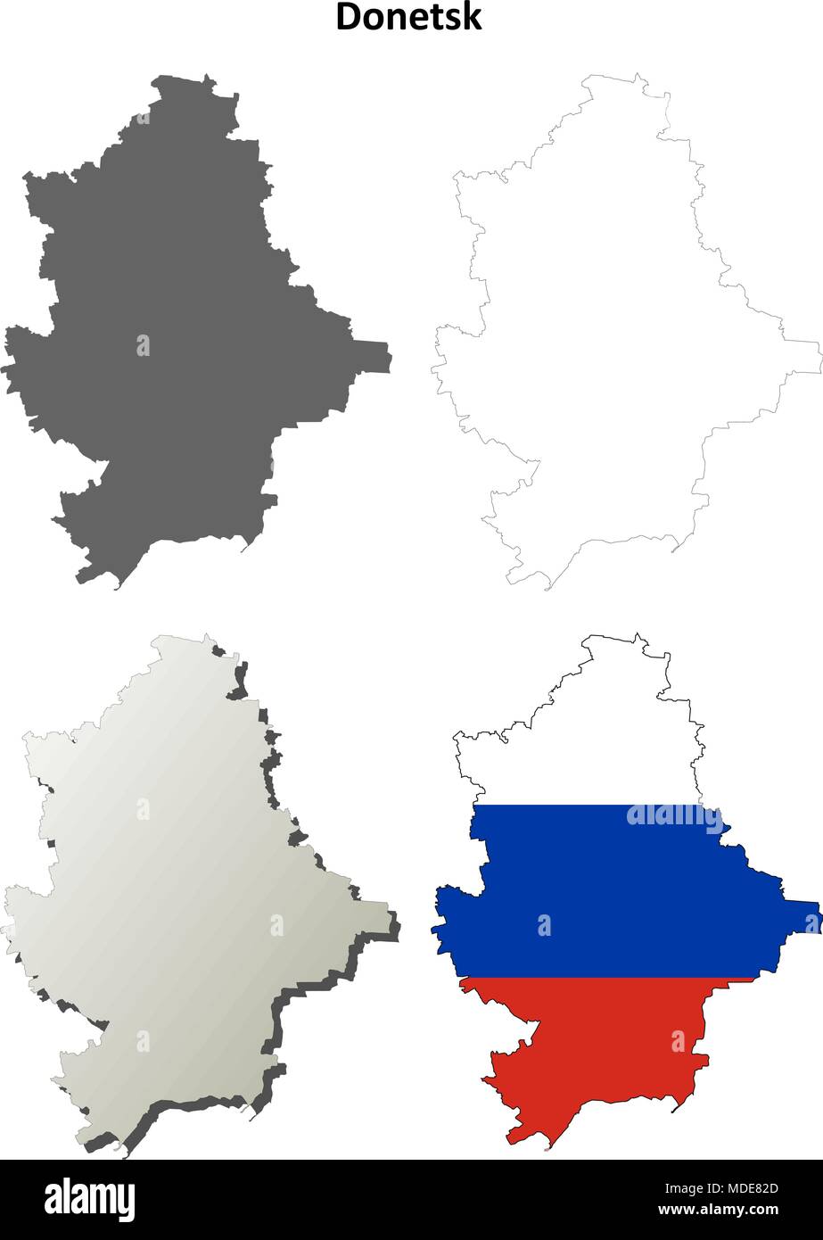 Map of donetsk hi-res stock photography and images - Alamy