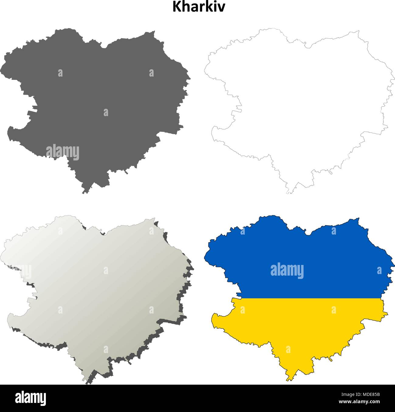Map of kharkiv hi-res stock photography and images - Alamy
