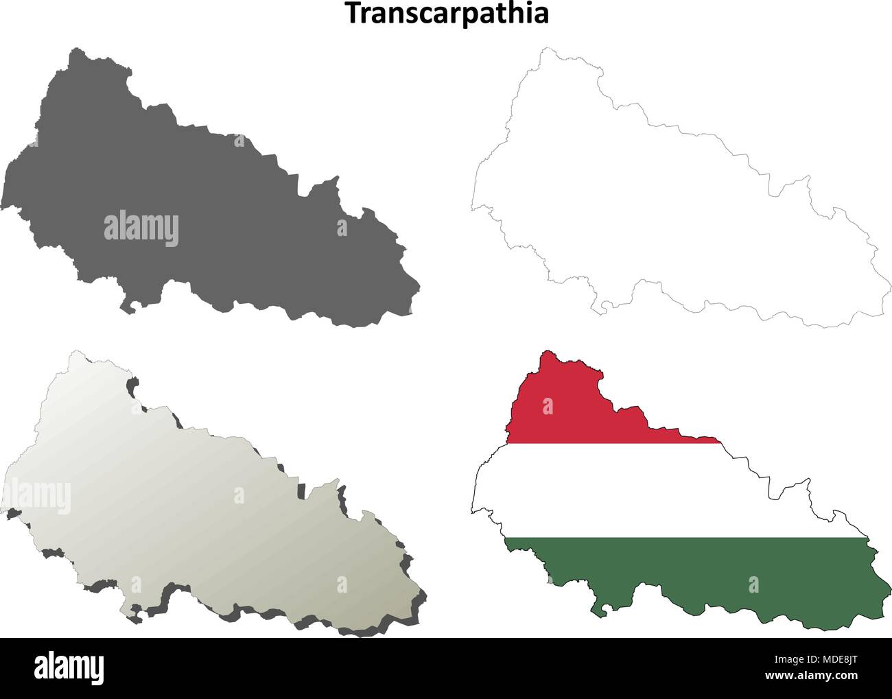 Karpatalja map hi-res stock photography and images - Alamy