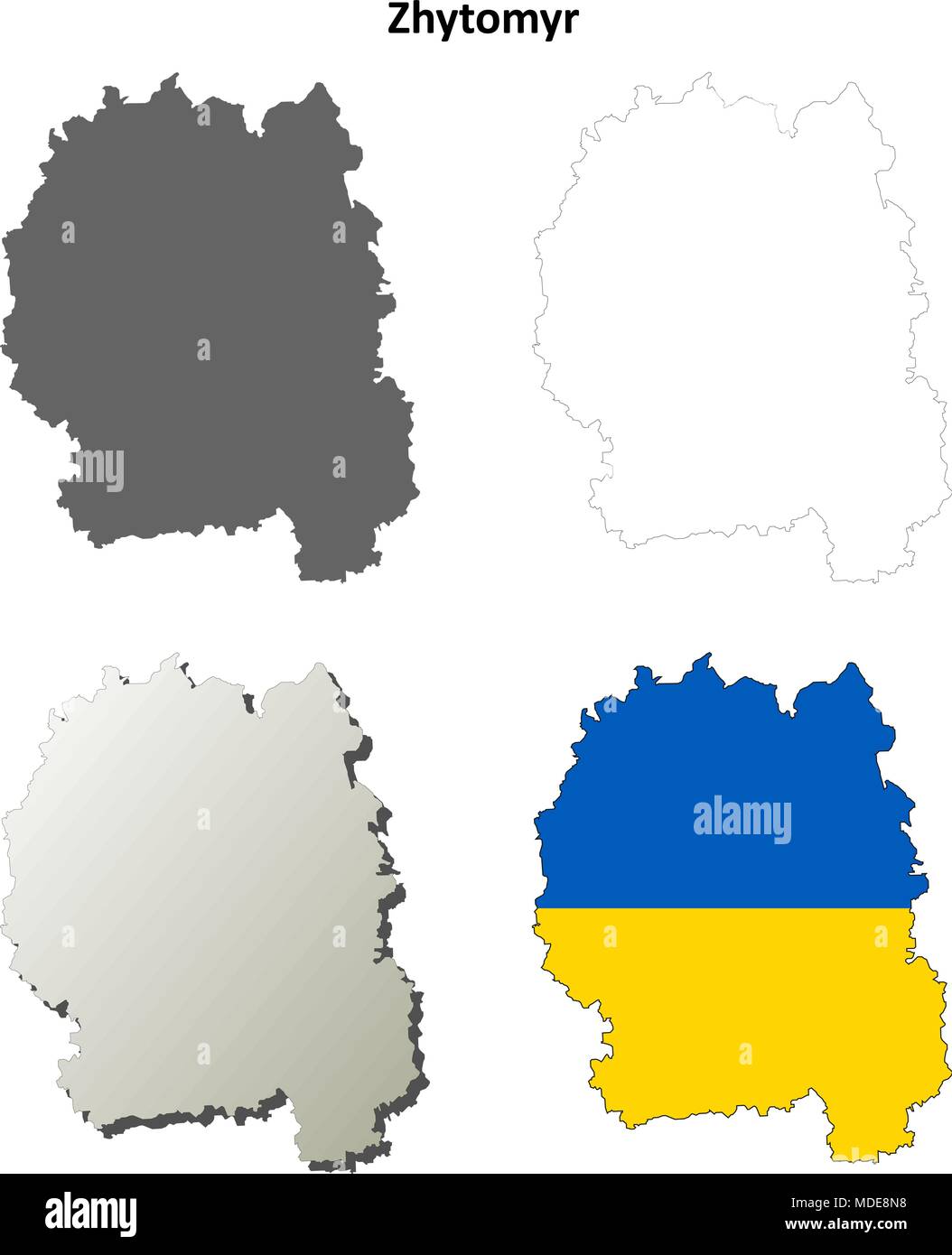 Map of zhytomyr hi-res stock photography and images - Alamy