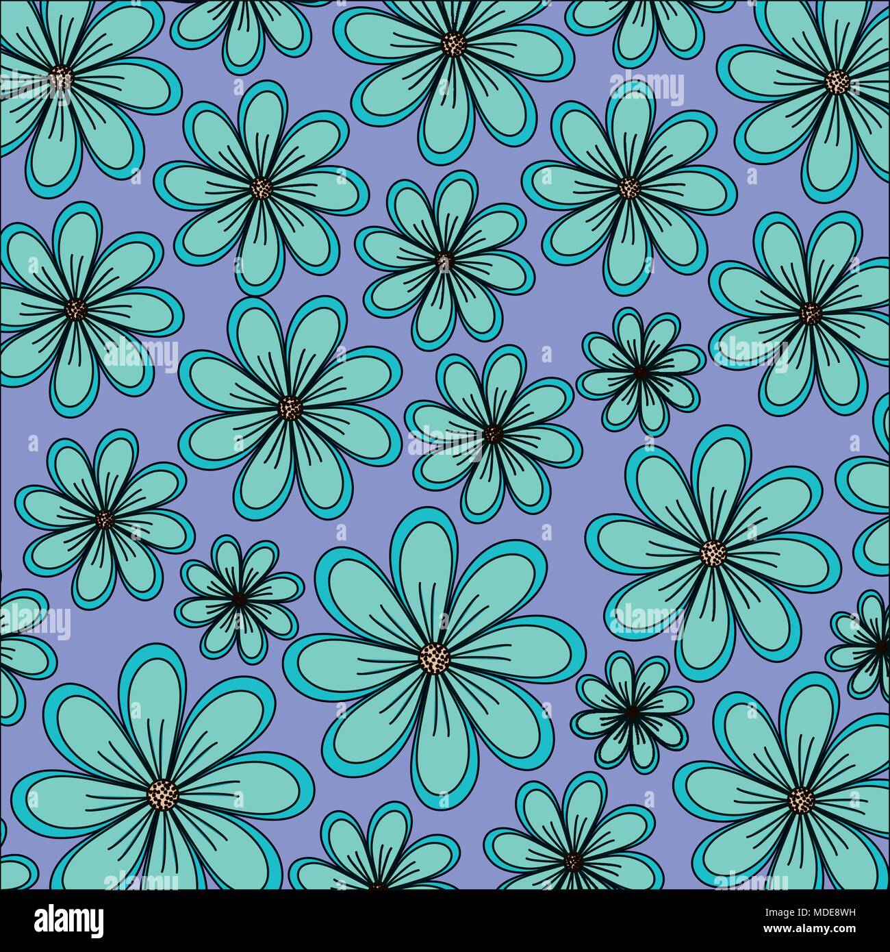 floral background, colorful design. vector illustration Stock Vector ...