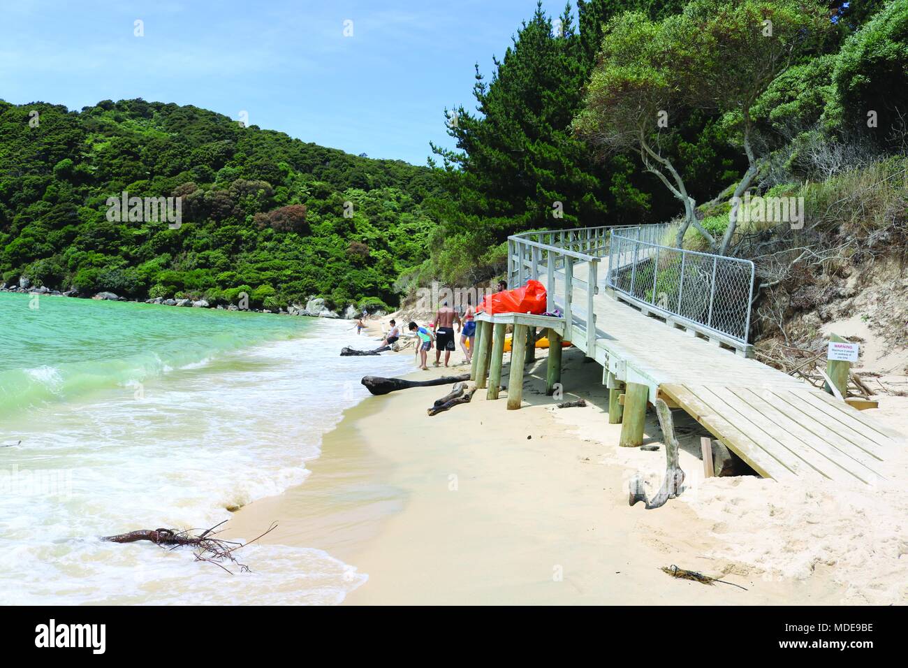 Awaroa, Abel Tasman National Park, South Island, New Zealand Stock ...