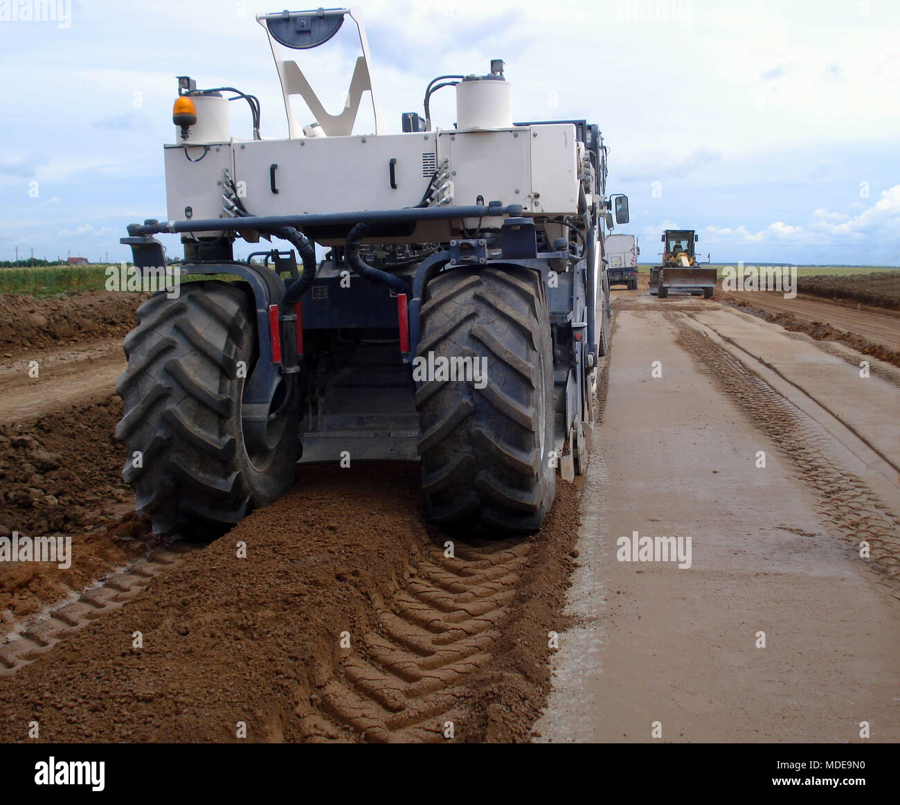 Machinery on the construction site Stock Photo - Alamy