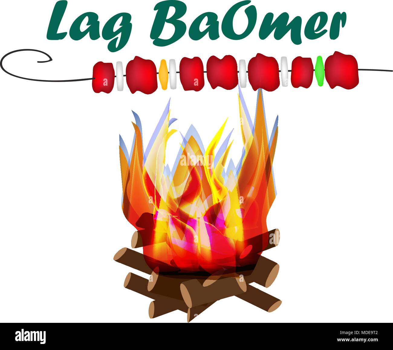 Campfire traditions Stock Vector Images - Alamy