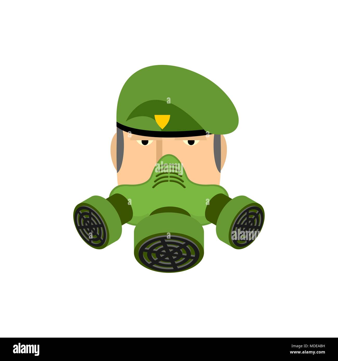 Army soldier in combat gear Stock Vector Images - Alamy